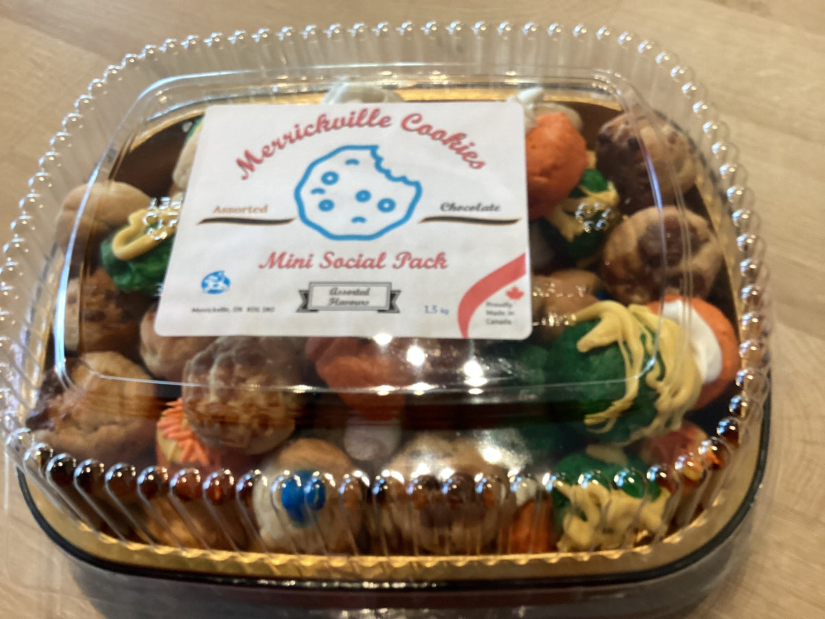 Assorted Social Pack 1.3kg – Merrickville Cookies Inc.