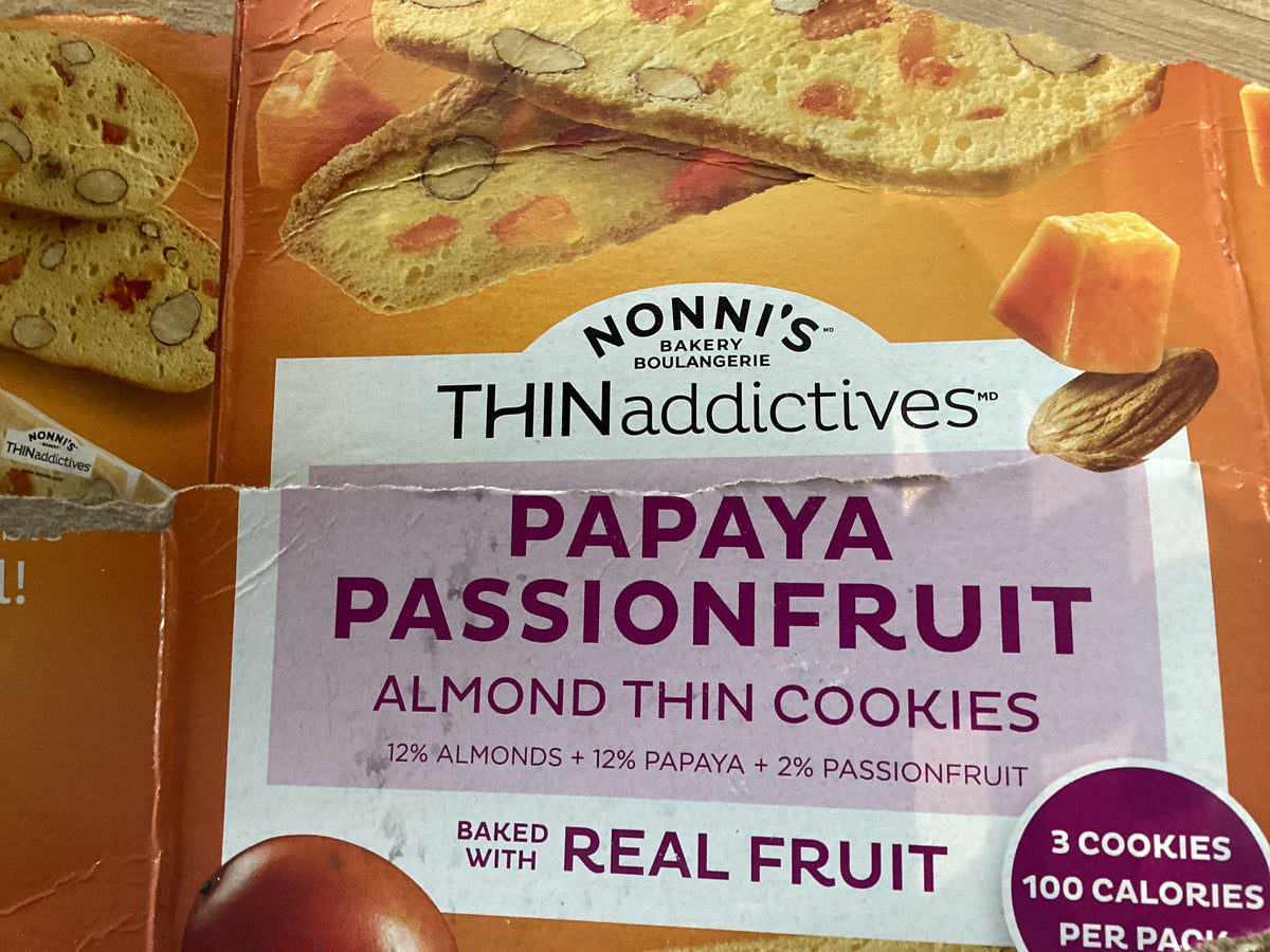 Passionfruit Papaya Nonni’s Thin – Merrickville Cookies Inc.