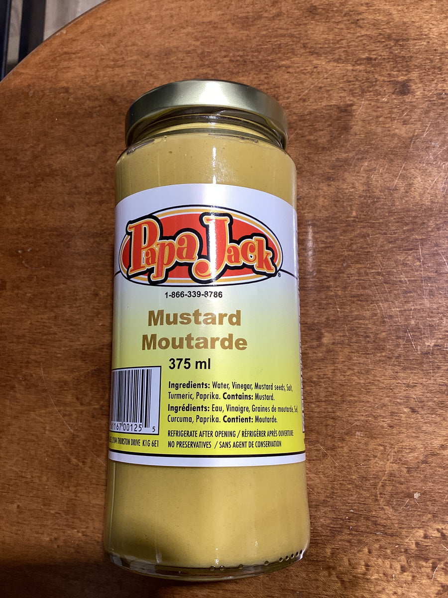 Mustard 375ml – Merrickville Cookies Inc.