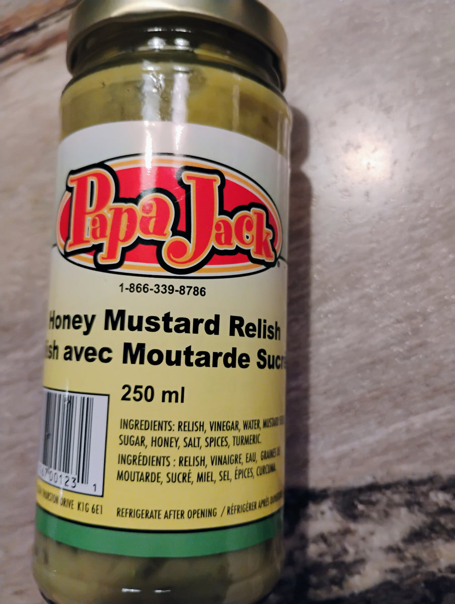 Honey Mustard Relish – Merrickville Cookies Inc.
