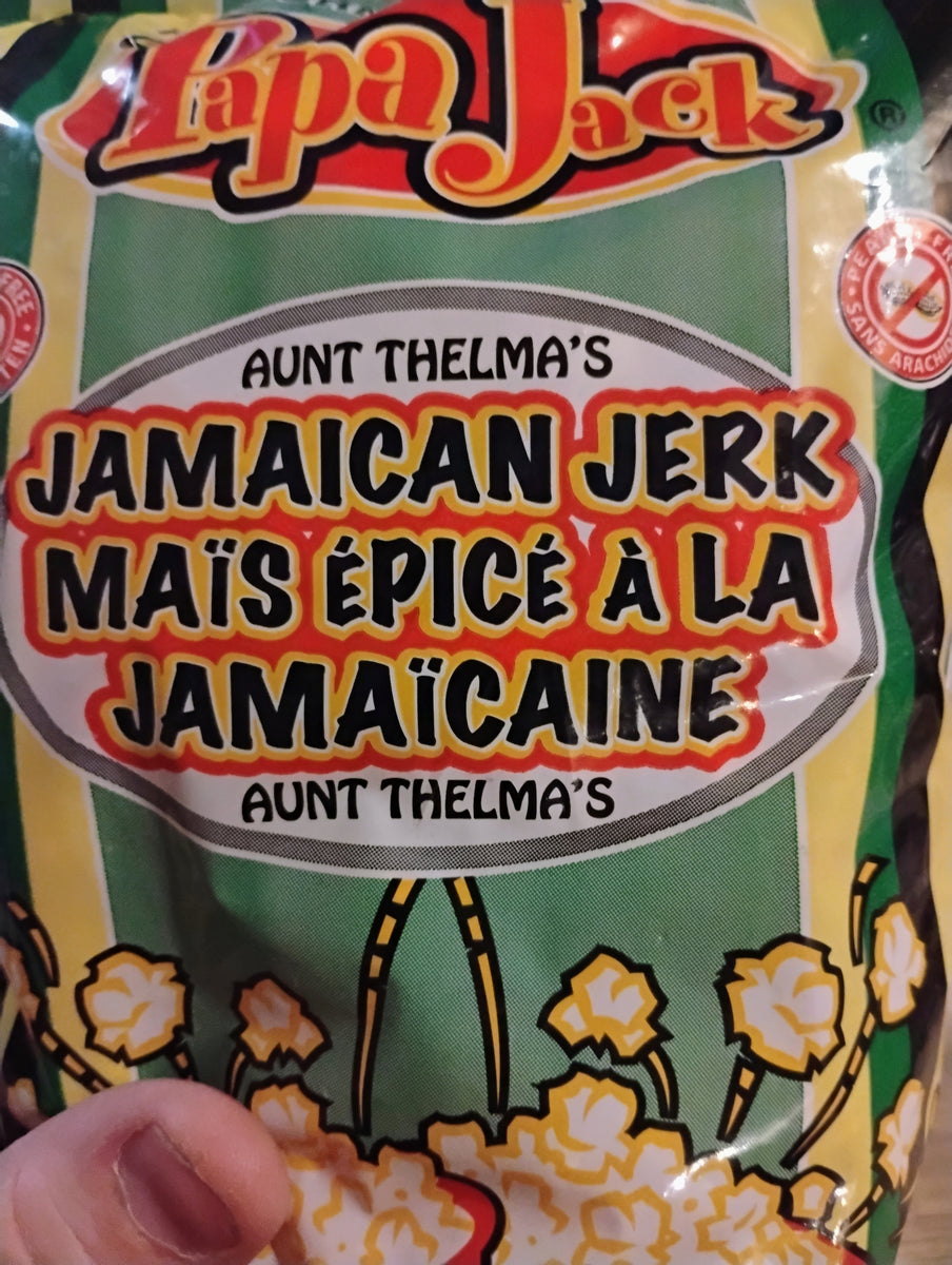 Jamaican Jerk Popcorn 70g – Merrickville Cookies Inc.